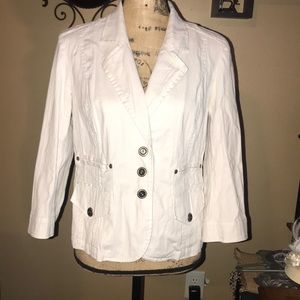 Cato | Jackets & Coats | Nice White Jean Jacket | Poshmark